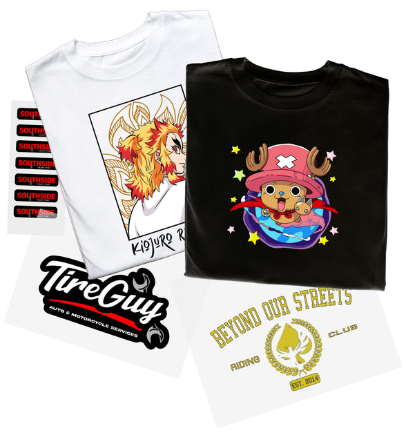 DTF Transfers by Size(Beginner) – Northern Blanks Transfers